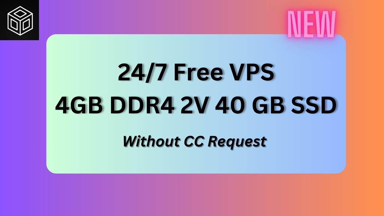 ⚡ 24/7 VPS 4GB DDR4 2 Cores 40 GB SSD | Free Lifetime | 2023 Edition ...