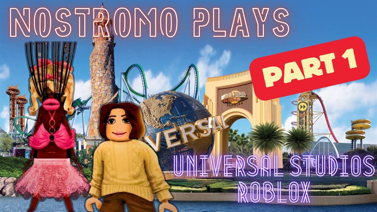 We spent the day at Universal Studios Roblox - YouTube