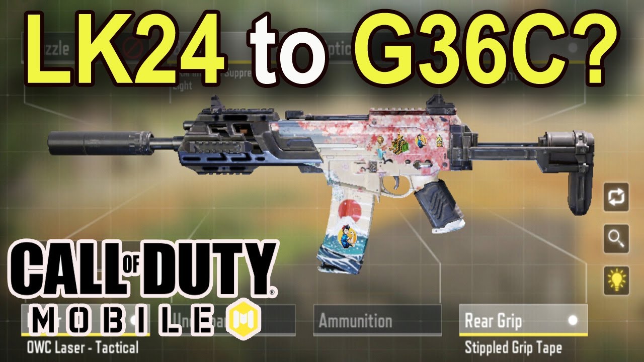 How to turn your LK24 into G36C Assault Rifle? 🥰 New Gunsmith in COD ...
