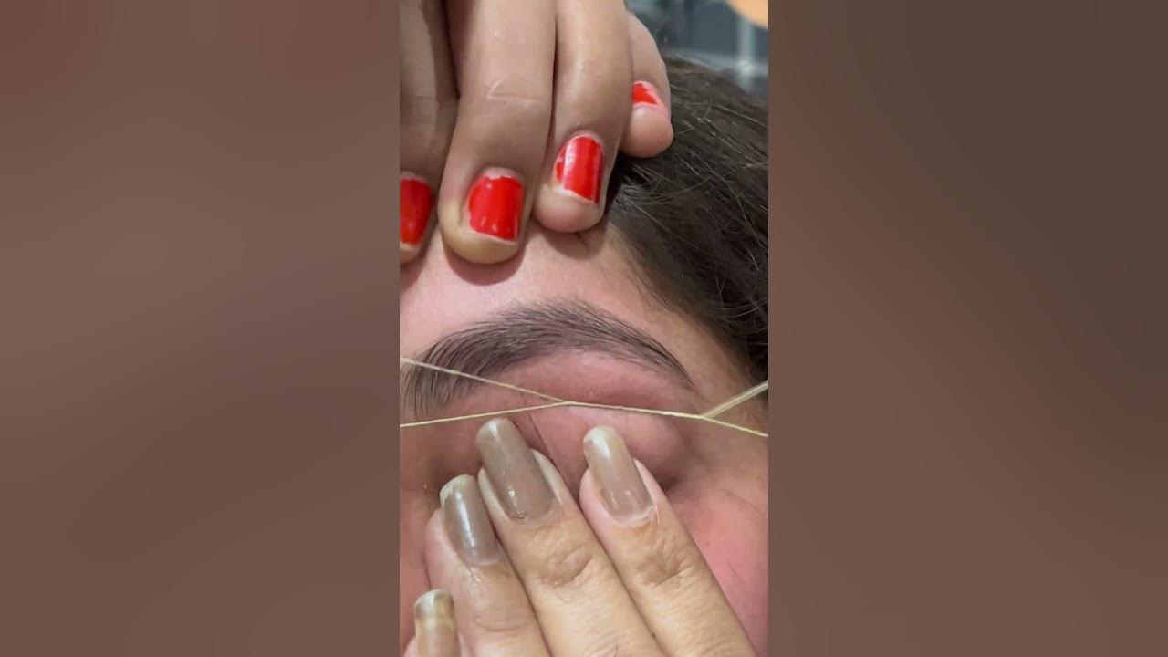 Eyebrow threading threading tutorial for beginners threading threading - YouTube