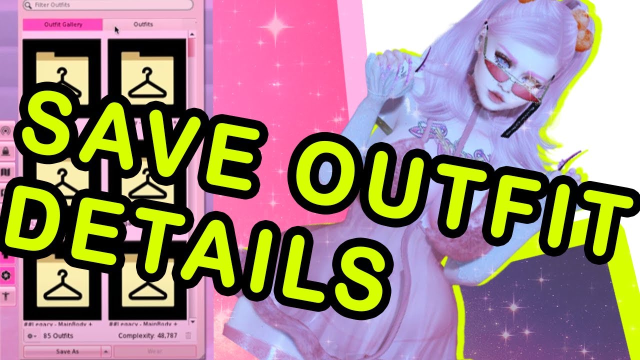 HOW to your COPY OUTFIT DETAILS in 2 SECONDS on SECONDLIFE - YouTube