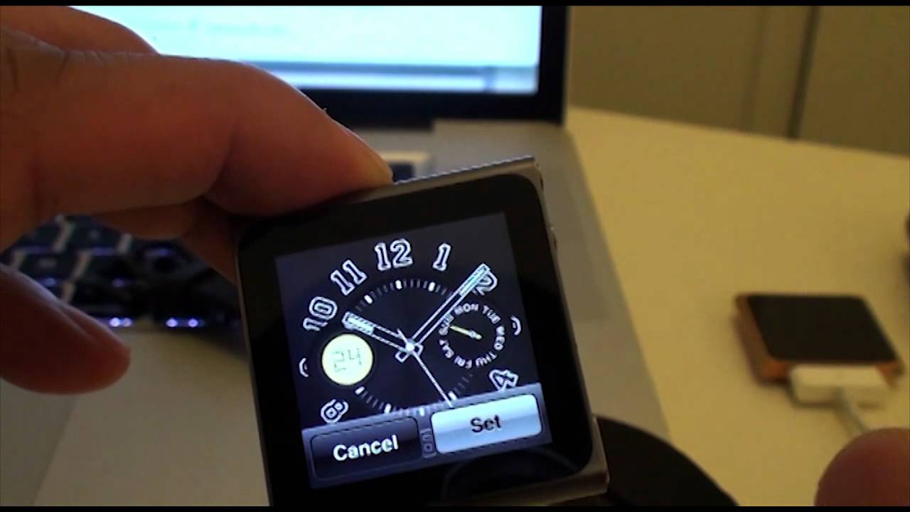 NEW Apple iPod nano Demo - Fat icons, 16 new clocks and Nike app **6TH ...