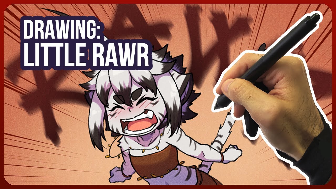 Drawing: Little Rawr - YouTube