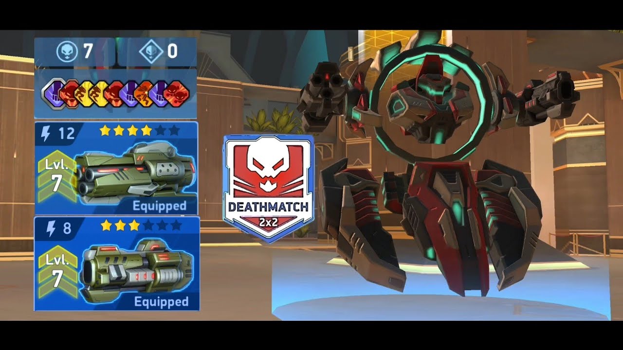 2v2 Seeker Team-Unstoppable Deathmatch Mech Arena Juggernaut ...