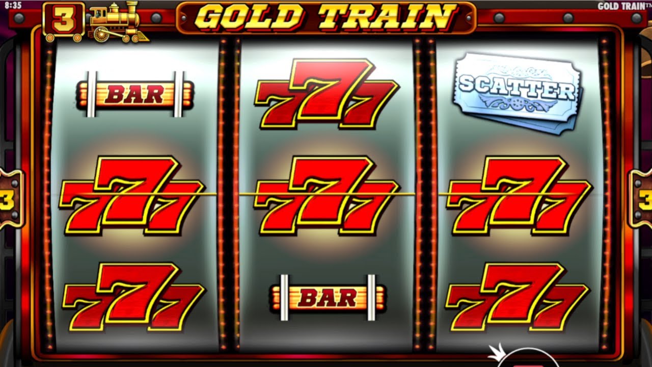 GOLD TRAIN WON 9,000 Classic Slot Machine - YouTube