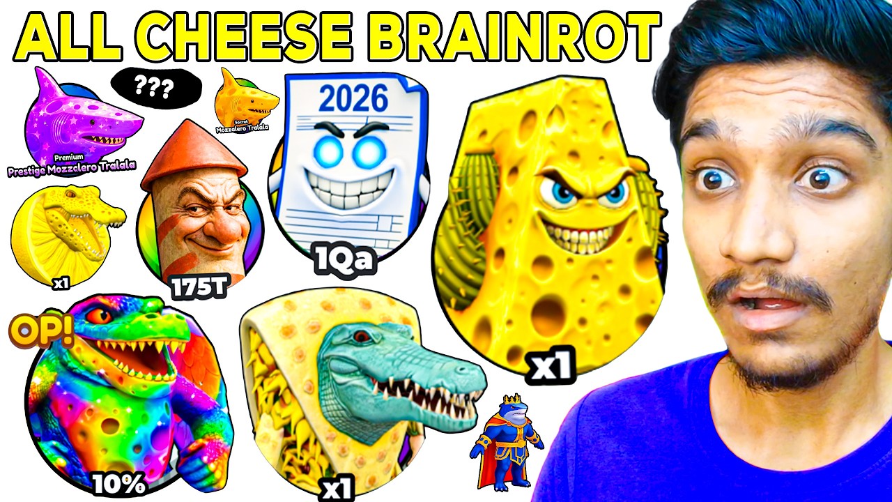 Unlocking EVERY CHEESE BRAINROT In Brainrot Evolution! 🧀🍕 (Roblox ...