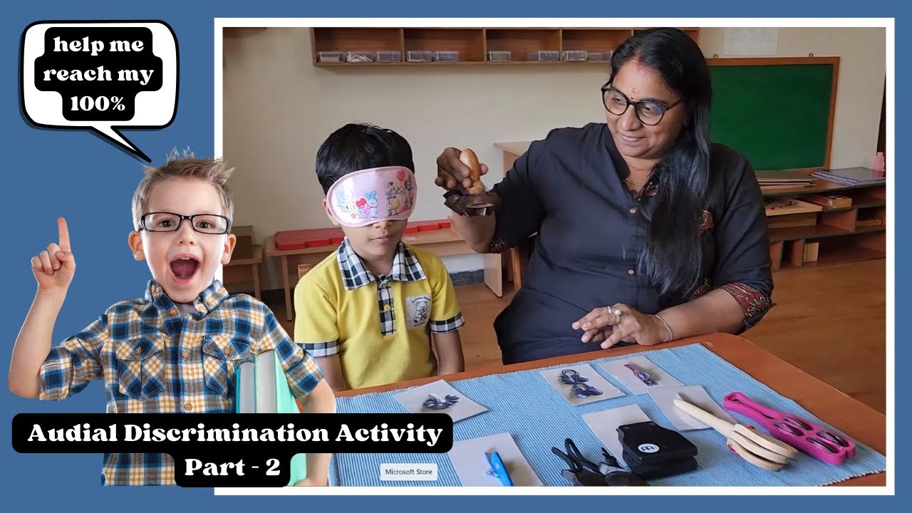 Auditory Discrimination Activity | Montessori Sound Matching for Kids ...