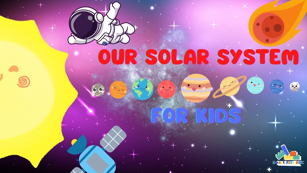 OUR SOLAR SYSTEM FOR KIDS PART 2 | EARTH SUN MARS | ALPHABET ABC 123 ...