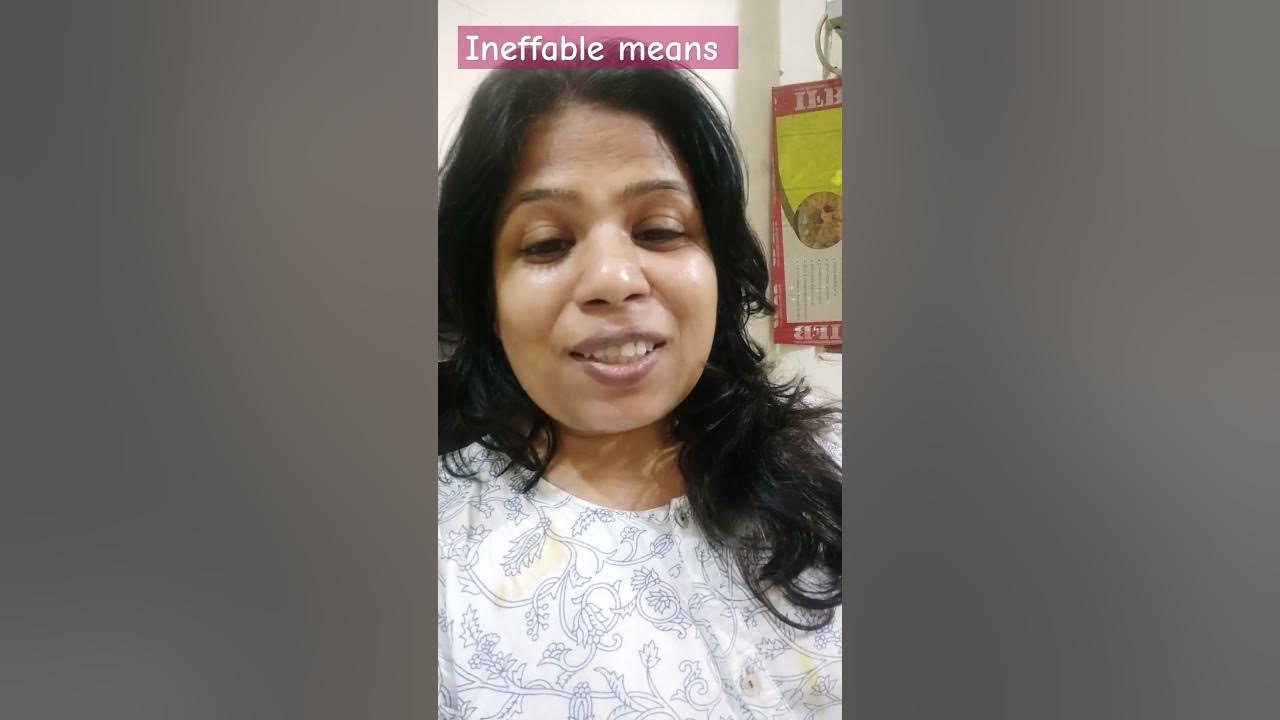 #Ineffable meaning in English #englishlearning #shortsfeed #speakingenglish #vocabulary - YouTube