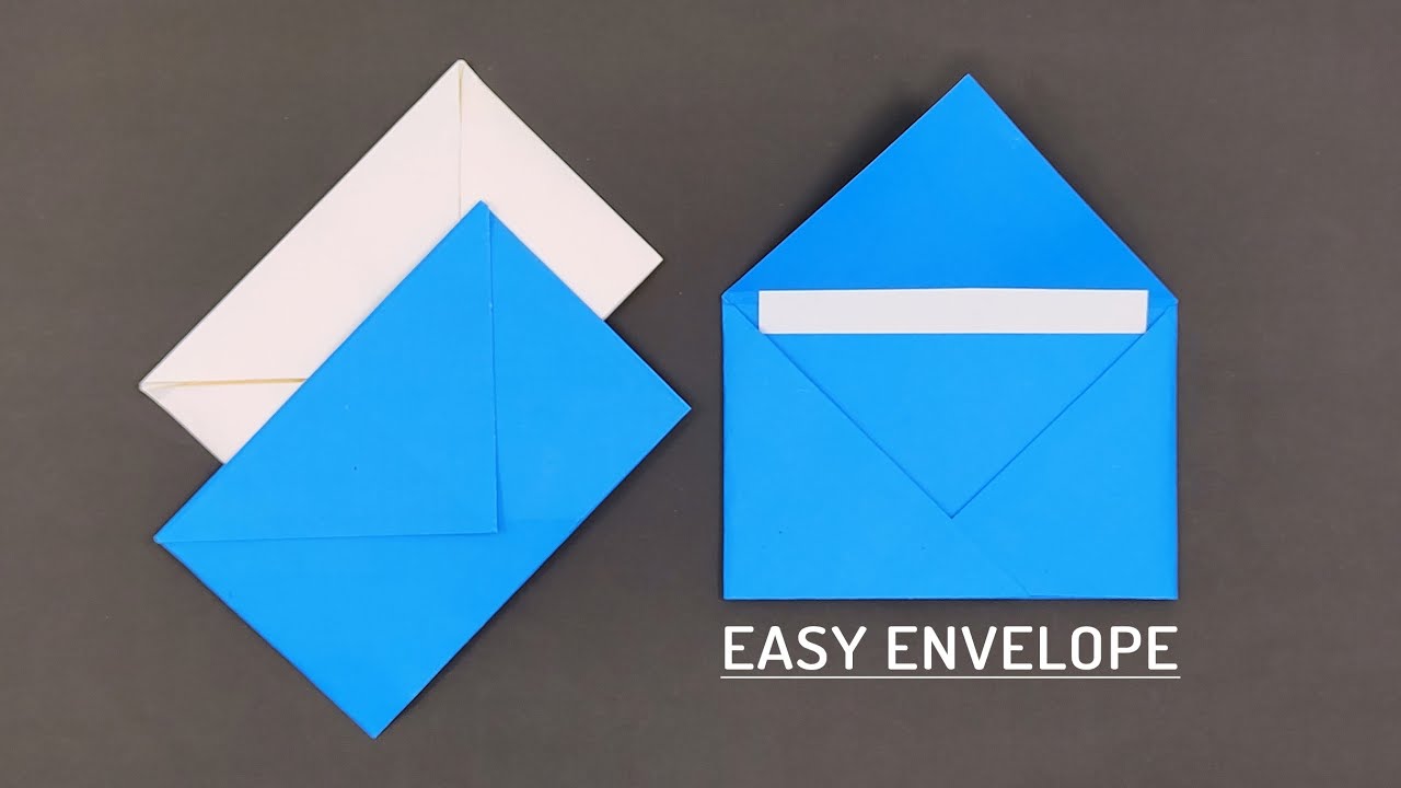 Cómo hacer sobres | Plegado de sobres de papel | Cómo hacer un sobre de ...