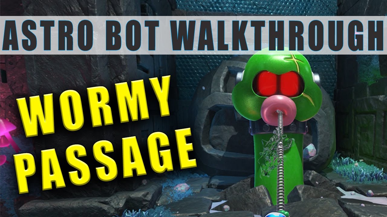 Wormy Passage walkthrough - Astro Bot Wormy Passage Bots jigsaw ...