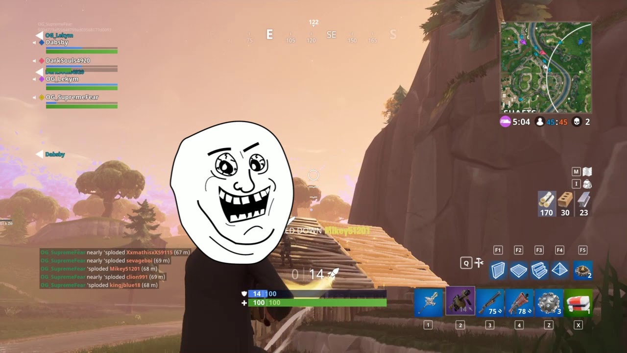 Most insane 10 kill feed Fortnite Battle Royale! - YouTube