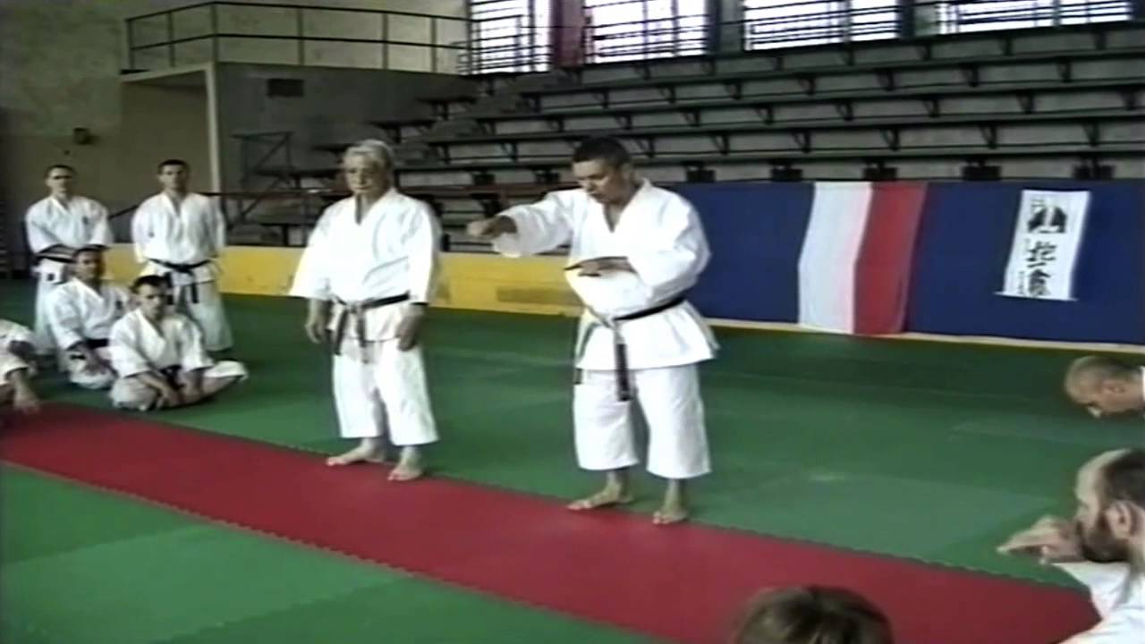 HIDETAKA NISHIYAMA KARATE, POLAND 2001 - YouTube