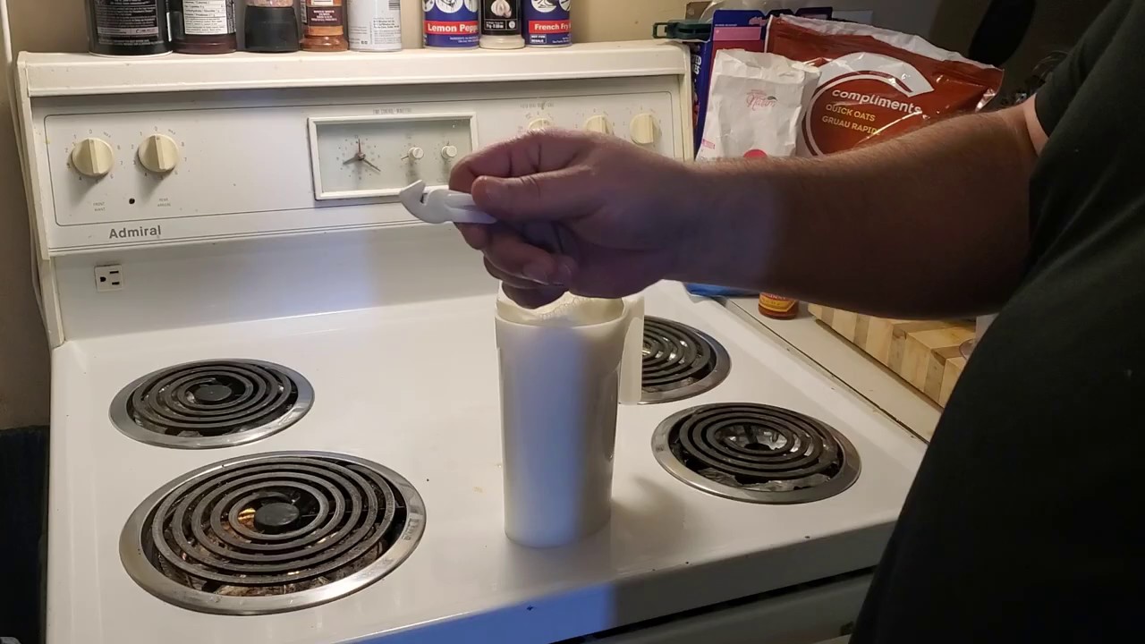 How to open a bag of milk (in Canada) - YouTube