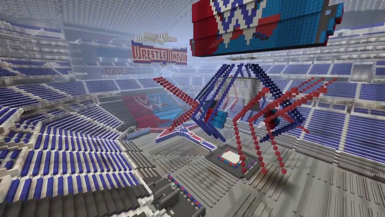 Minecraft: AT&T Stadium/WrestleMania 32 Venue - YouTube