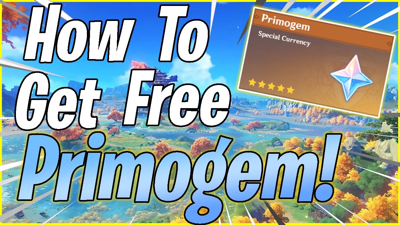 How to get Free primogem in genshin impact!! - YouTube