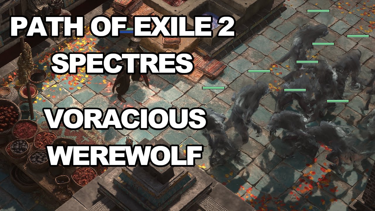 Path of Exile 2 Spectres 0.2.0 Voracious Werewolf - melee - YouTube