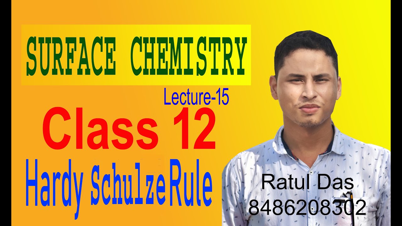 Hardy Schulze rule // Surface Chemistry //Lecture 15// Ratul Das - YouTube