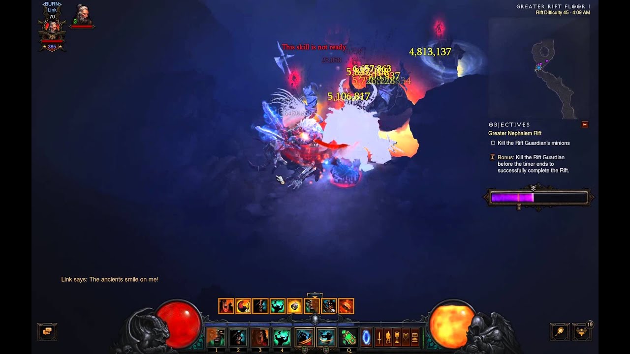 Diablo III - Greater Rift Level 45 (Torment 10) - YouTube
