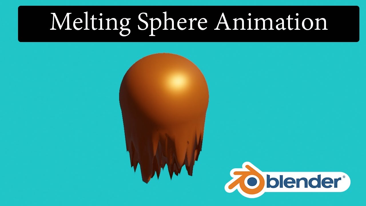 Melting Sphere Tutorial [Hindi] Blender Software Advanced Animation ...