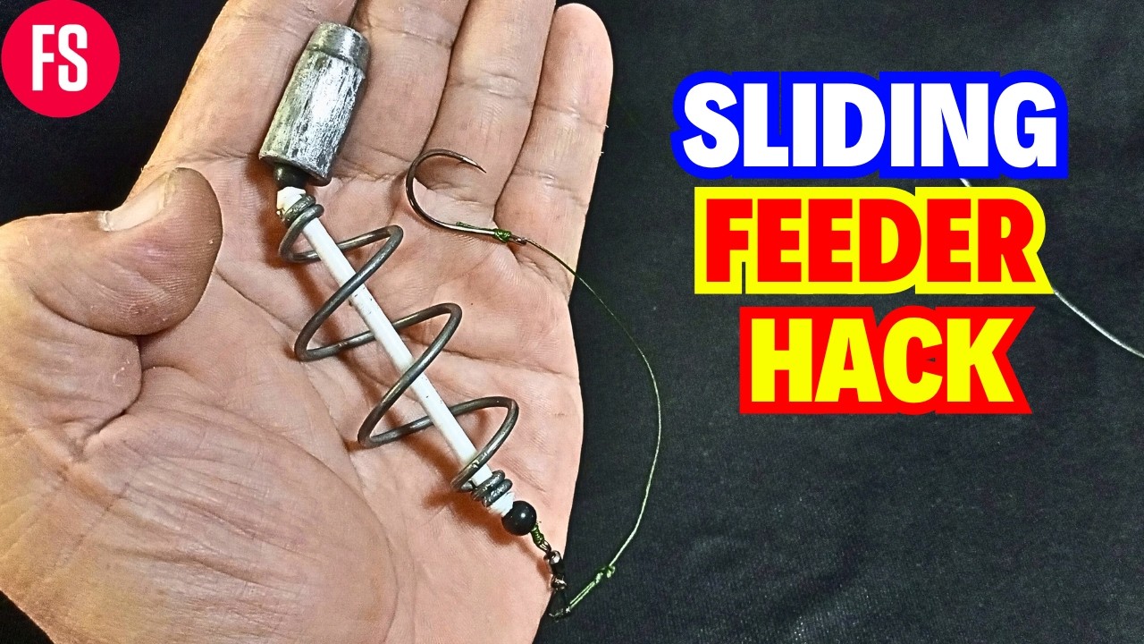 How To Setup Your Own !!! Sliding Feeder Rig || Fishing || Fishing ...