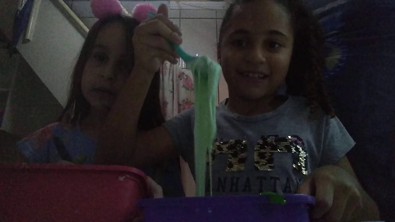 Fazendo Slime Eu E Minha Prima Youtube