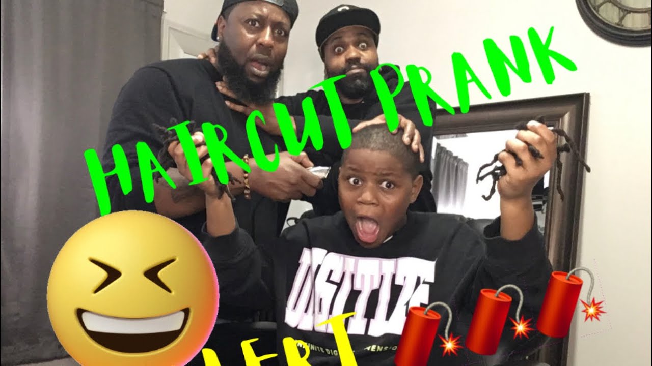 The Best haircut prank ever!!! I cut his sons locs and gave him a buzz ...