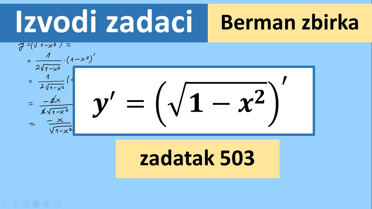 Izvodi zadaci - YouTube