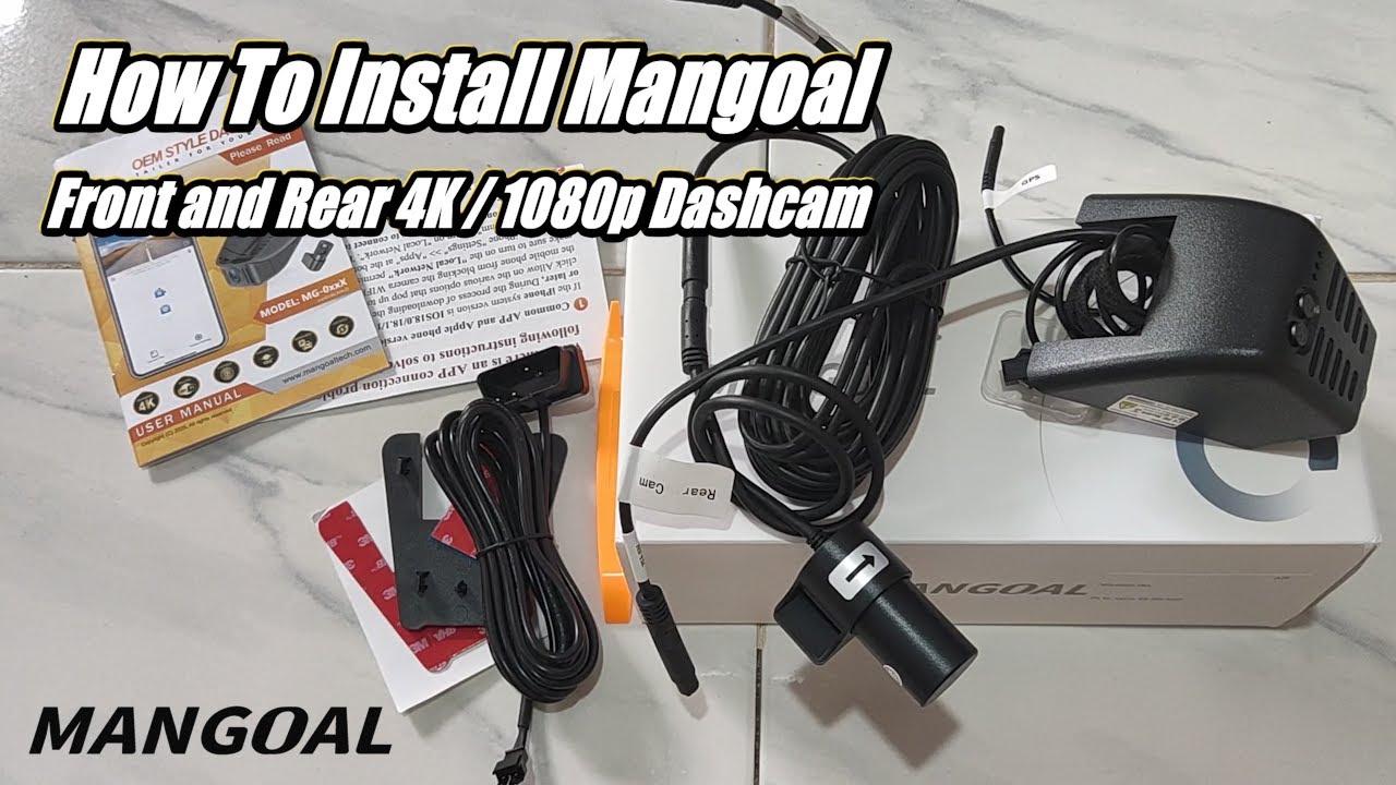 HOW TO INSTALL MANGOAL FRONT AND REAR 4K / 1080p DASHCAM | Hidden OEM ...