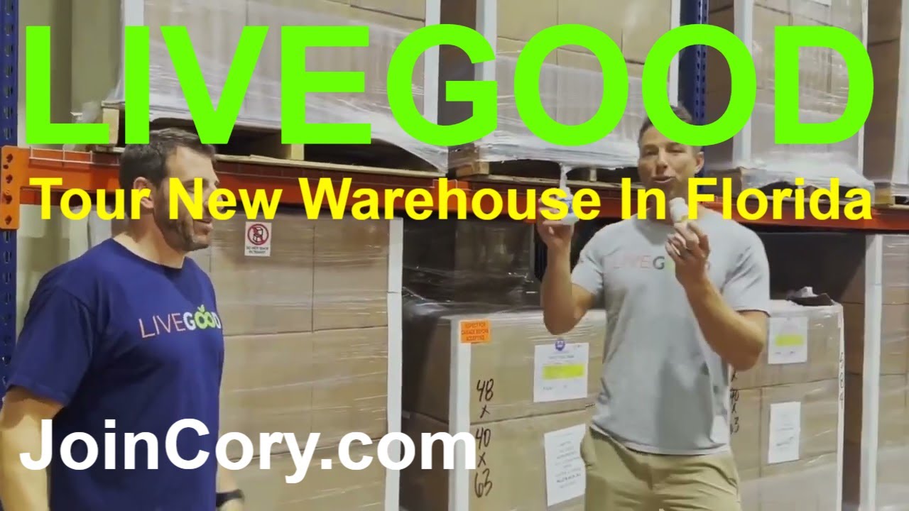 LIVEGOOD Warehouse Tour by CEO Ben Glinsky & Dr. Ryan Goodkin - YouTube