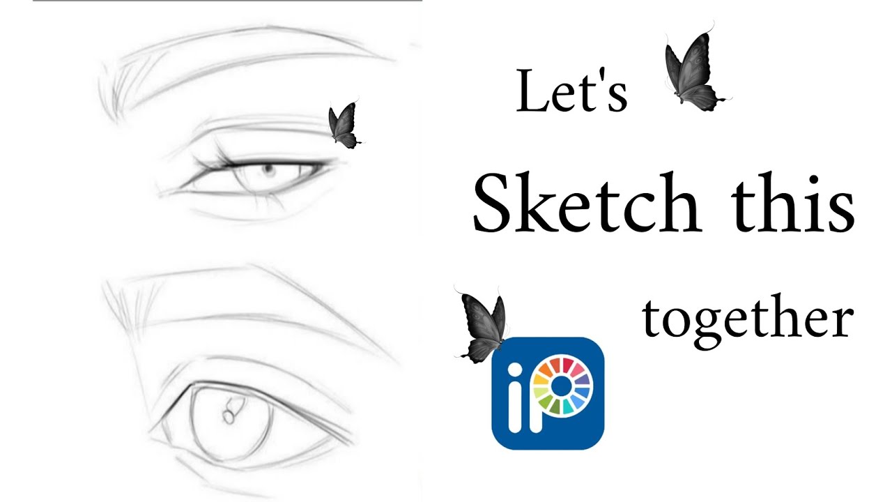 sketching eyes | eyes tutorial - YouTube