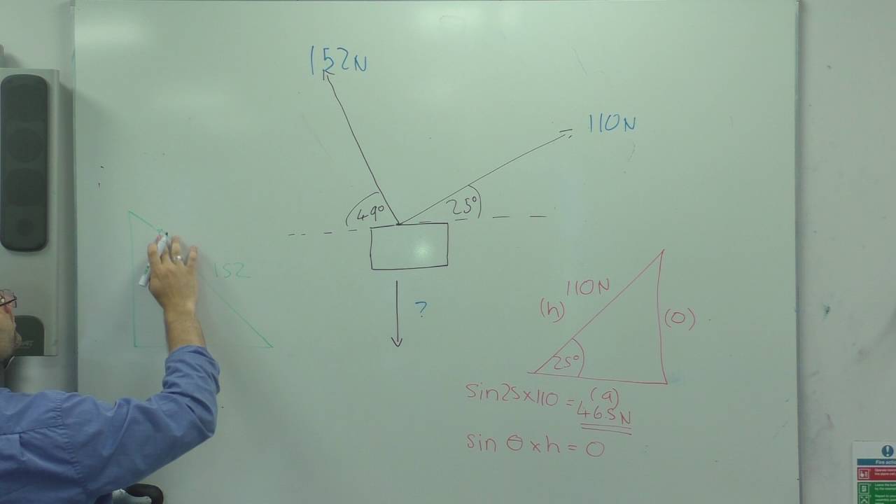 Triangle of forces 2 - YouTube