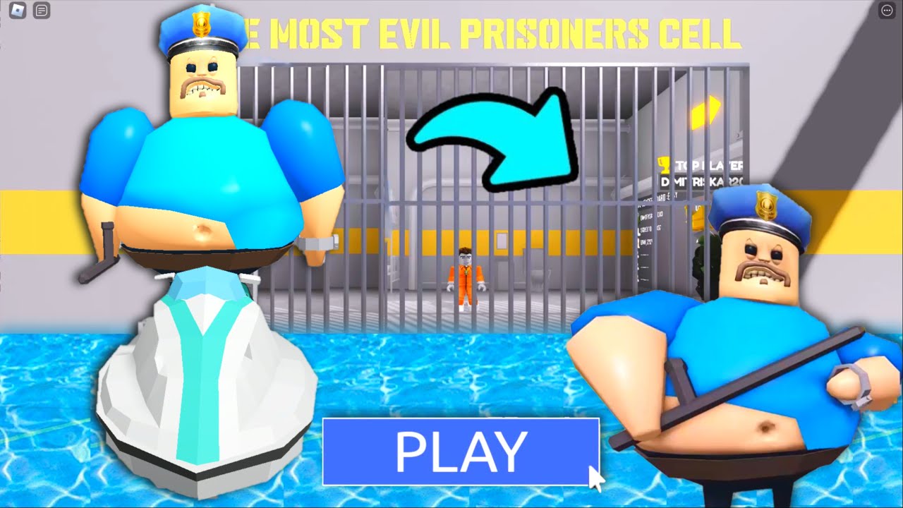 WATER MODE BARRY PRISON RUN! With Barry Prison Escape! (Roblox) - YouTube