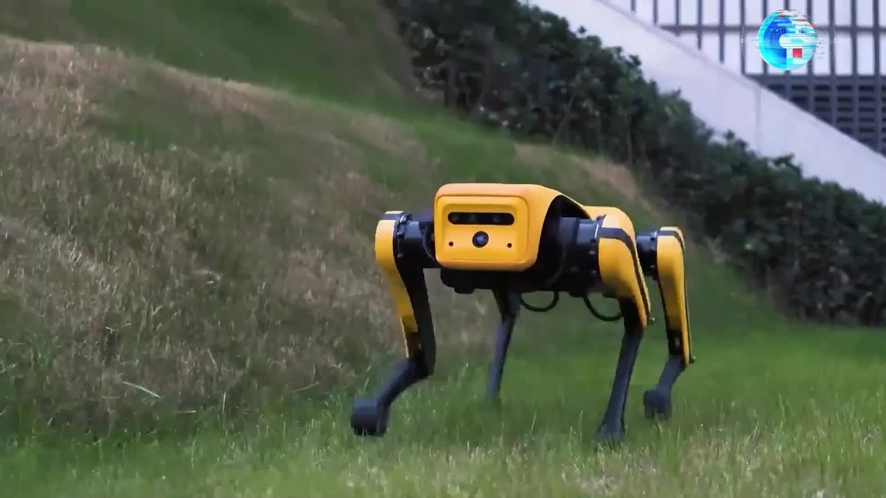 GLOBALink | Chinese researchers unveil upgraded four-legged robot - YouTube