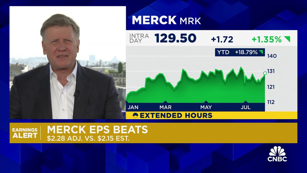 Merck beats earnings expectations, raises sales outlook on strong ...