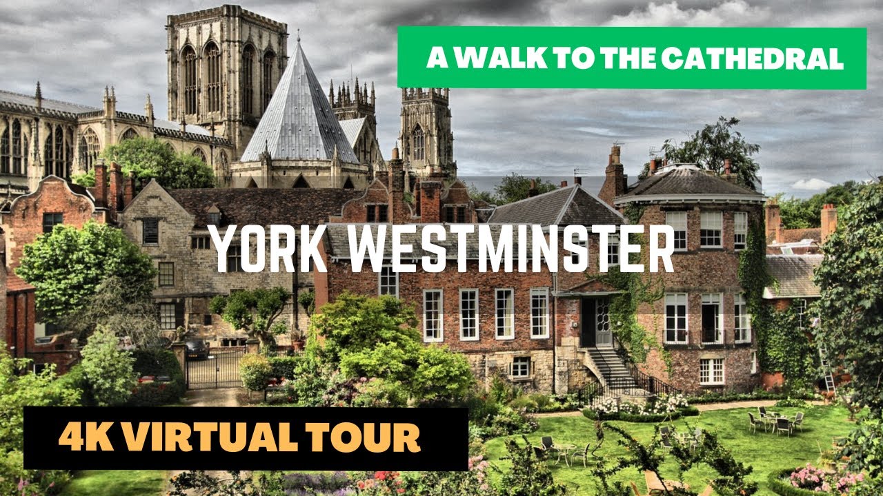 A walk towards York Minster Cathedral - 4k - Walking Tour #york # ...