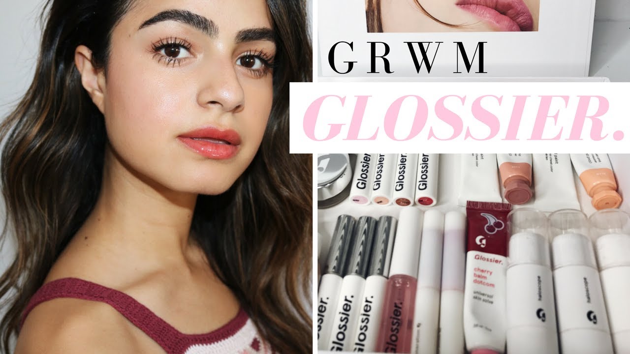 GRWM: FRESH FACED MAKEUP W/ GLOSSIER - YouTube