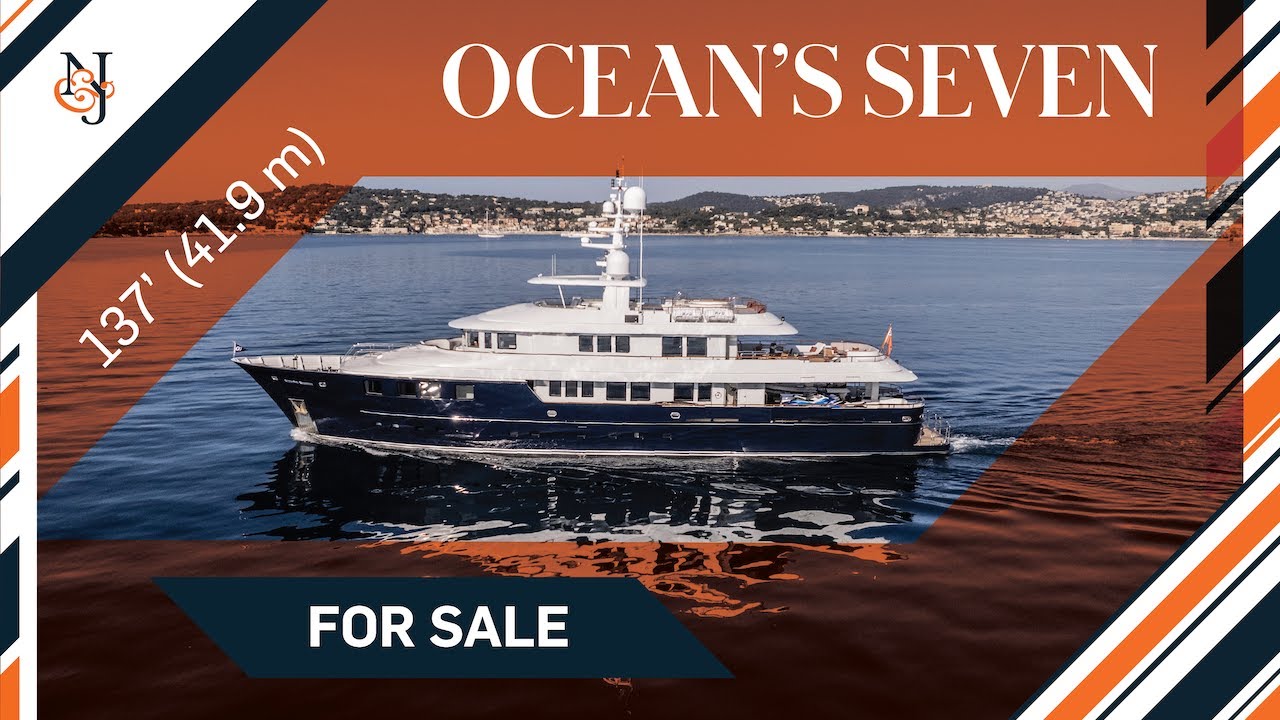 OCEAN'S SEVEN 137' (41.9m) Kingship Yacht for Sale - YouTube
