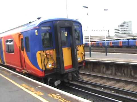 Class 455/9 455909 at Clapham Junction - YouTube
