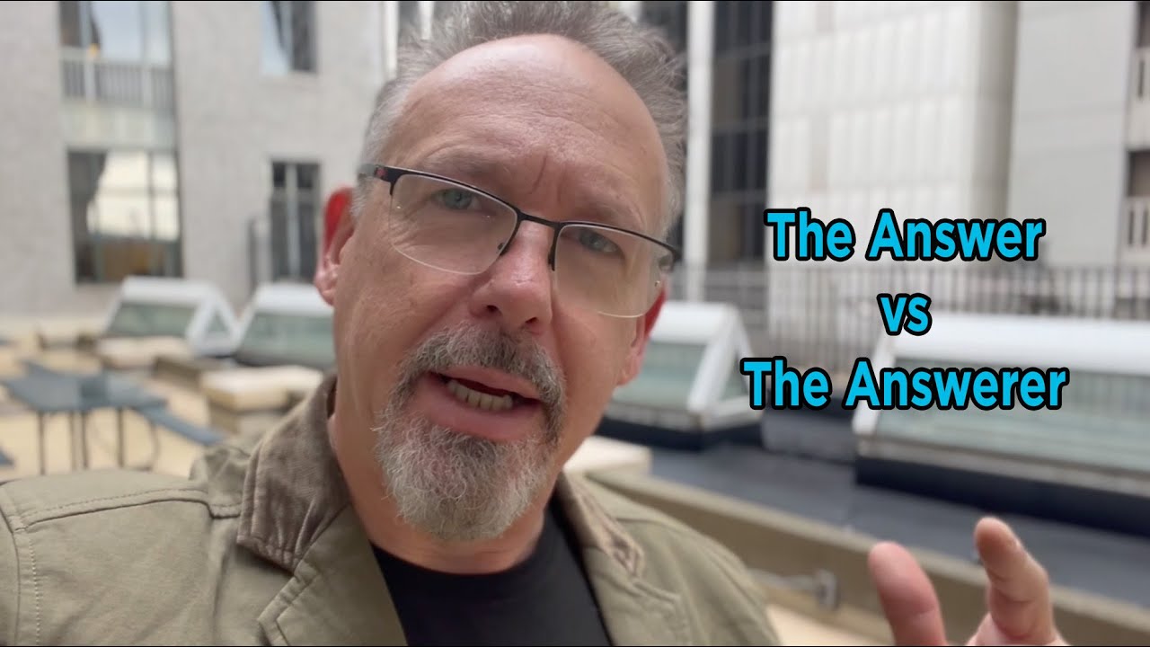 The Answer vs The Answerer - Dean Lincoln Hyers - YouTube