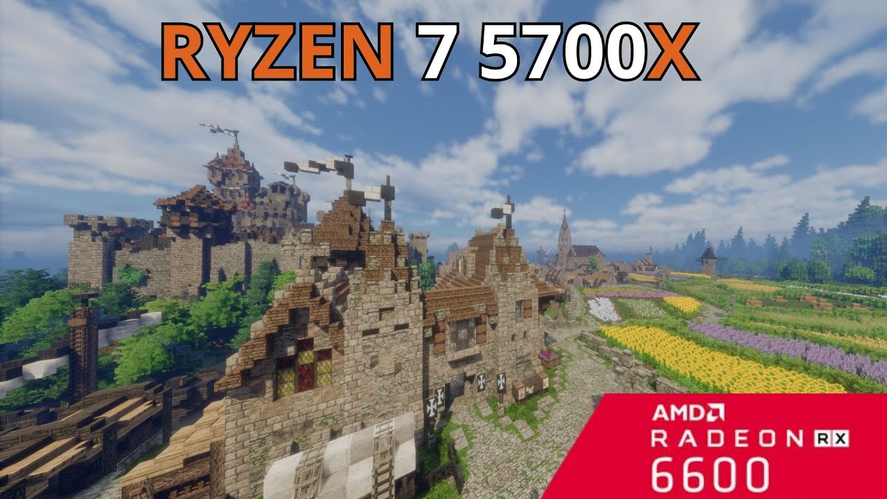 Ryzen 7 5700x | rx 6600 | Minecraft Shaders + Texture Conquest Reforged ...