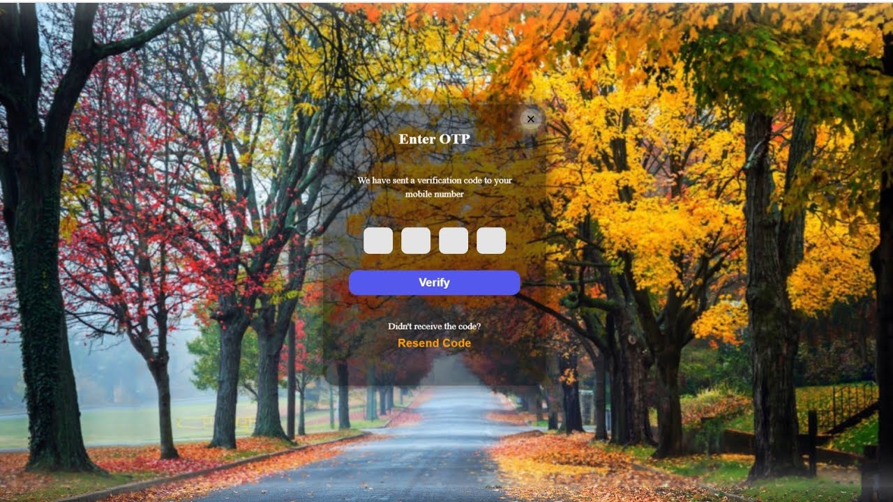 Otp Verification Html Css Otp Html Css Otp Form Html Css Coding 1261