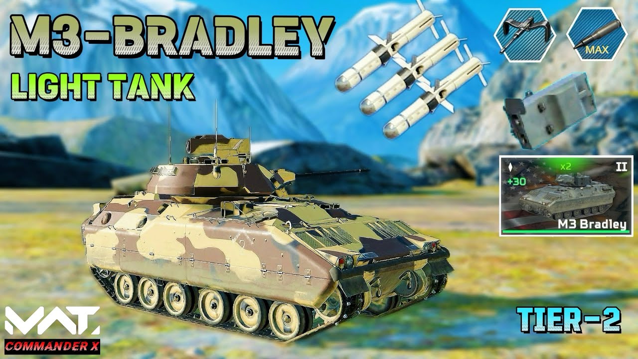 Flanking with Firepower! M3 BRADLEY in MWT Tank Battles - YouTube