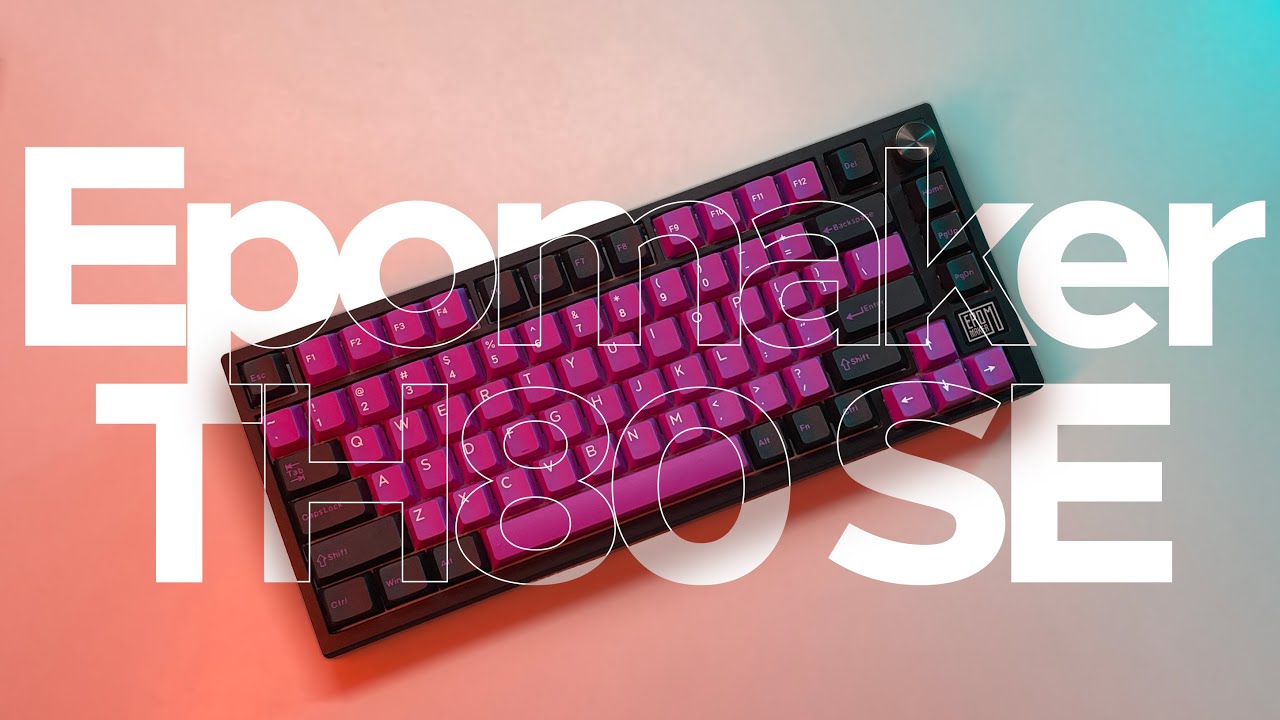 Um dos melhores teclados 75% | Epomaker TH80 SE Review - YouTube