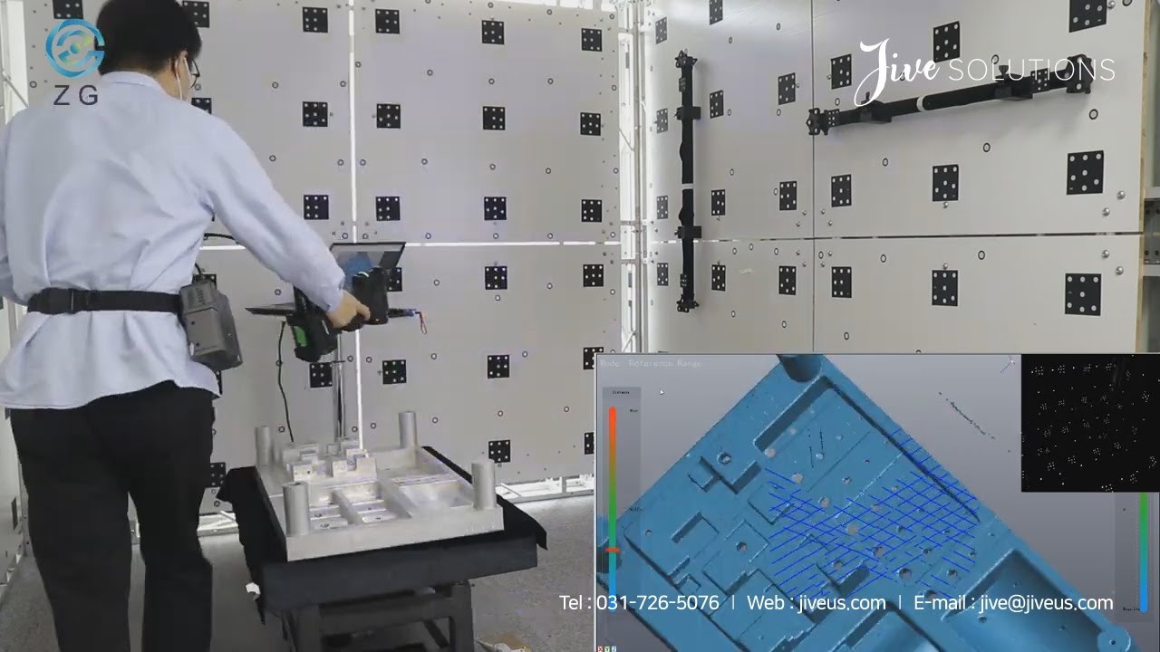 자이브솔루션즈_ZG 3d스캐너_MarvelScan Scanning & Marvel Probe Probing - YouTube