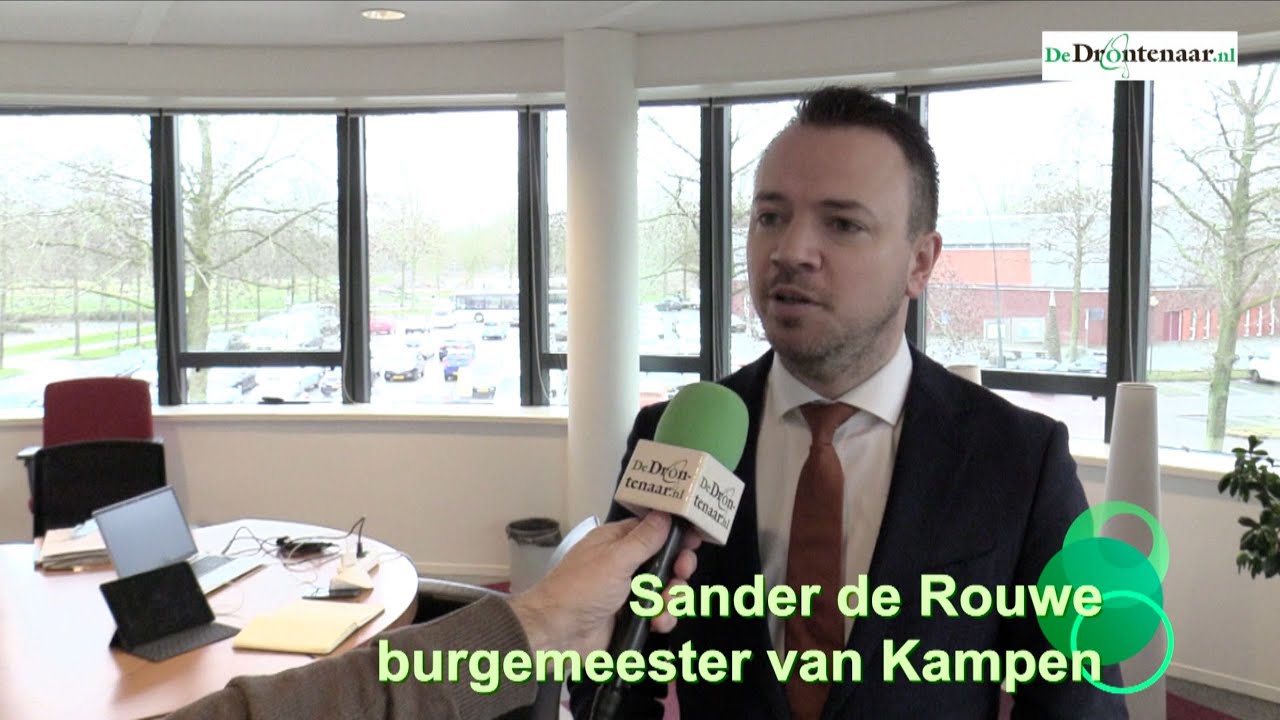 Burgemeester Sander de Rouwe van Kampen over winkeldiefstal door ...