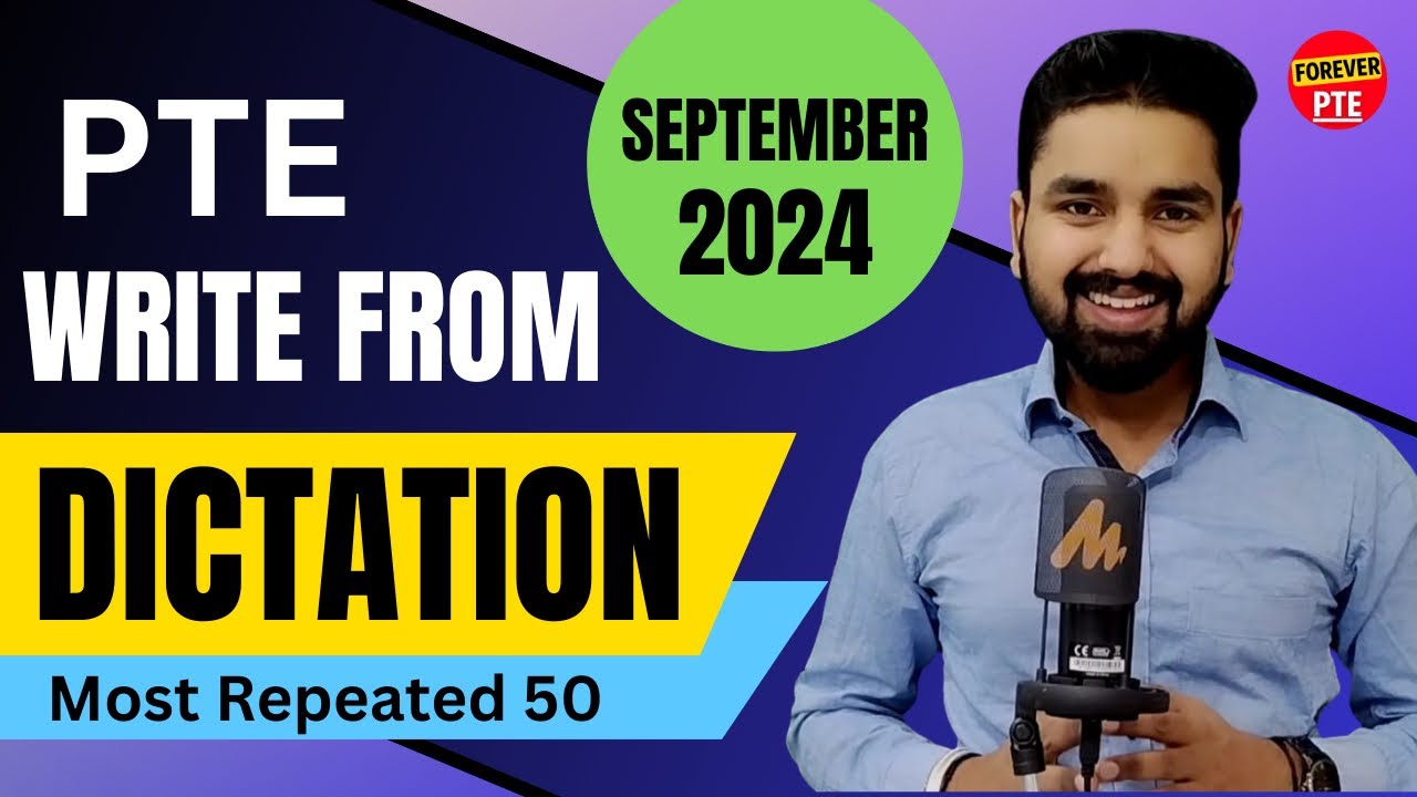 Write From Dictation | 50 Most Repeated Questions | September 2024 ...