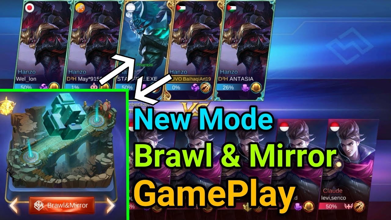 New Mode GamePlay Brawl & Mirror - Mobile Legend - YouTube