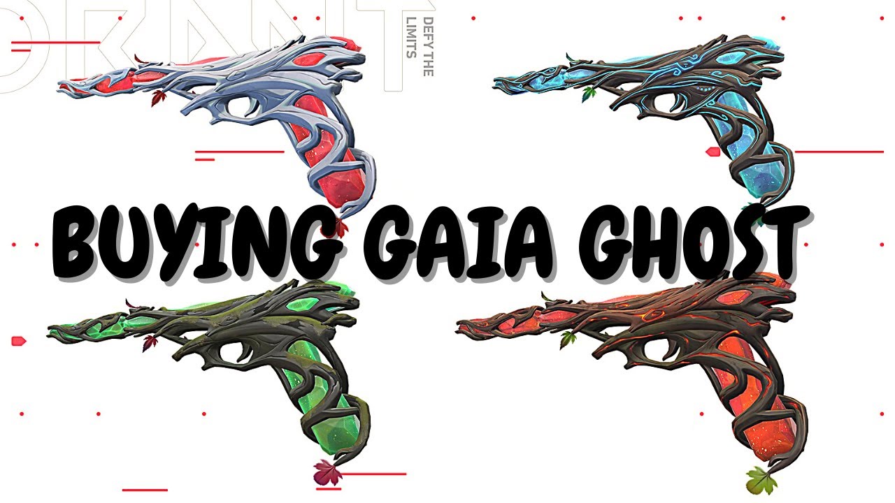 Purchasing *New* GAIA's Vengeance Ghost with Quick Gameplay in Valorant ...