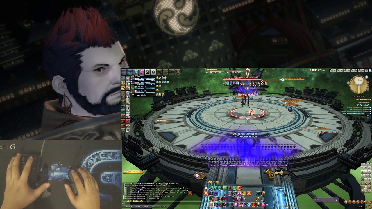 FFXIV SMN on Macro pad and Mouse control - YouTube